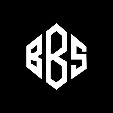 Bbs Letter Logo Design With Polygon Shape Bbs Polygon And Cube Shape