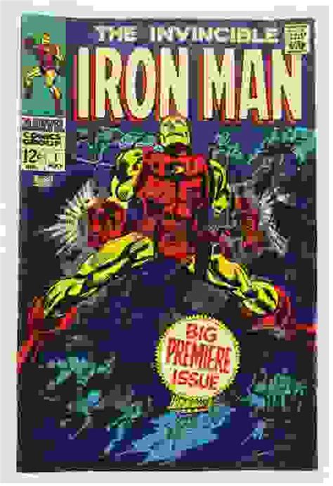 1968 Marvel Comic The Invincible Iron Man 1 Auction