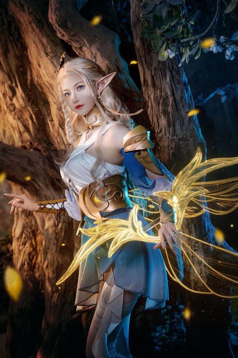 超清壁纸 王者荣耀艾琳真人版cosplay 搜狐大视野 搜狐新闻