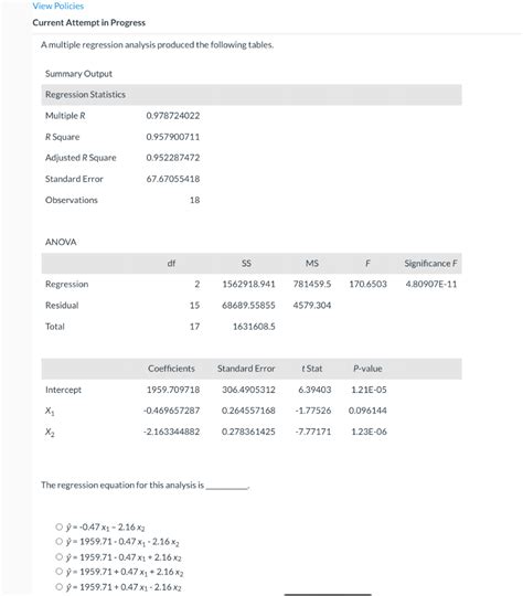 solved view policies current attempt in progress a multiple