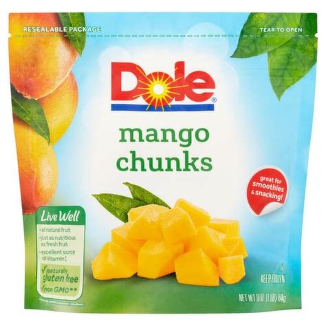 Dole Mango Chunks 16 Oz King Kullen