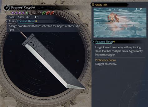 Galería Todas Las Armas En Ffvii Rebirth