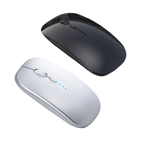 Mouse Sem Fio Regarregável Agold Ms 02 Bluetooth Led Usb Ecomando