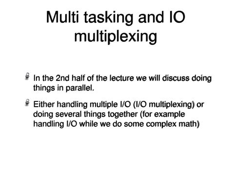 Ppt Sockets And Intro To Io Multiplexing Powerpoint Presentation