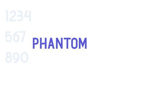 Phantom Font Free Download