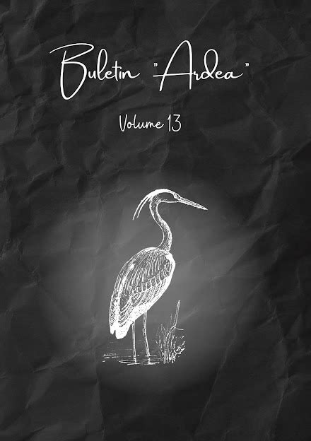 Buletin Bbc Ardea 13 Biological Bird Club Ardea