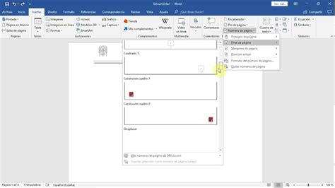 CÓMO ENUMERAR LAS PAGINAS EN WORD 2016 YouTube