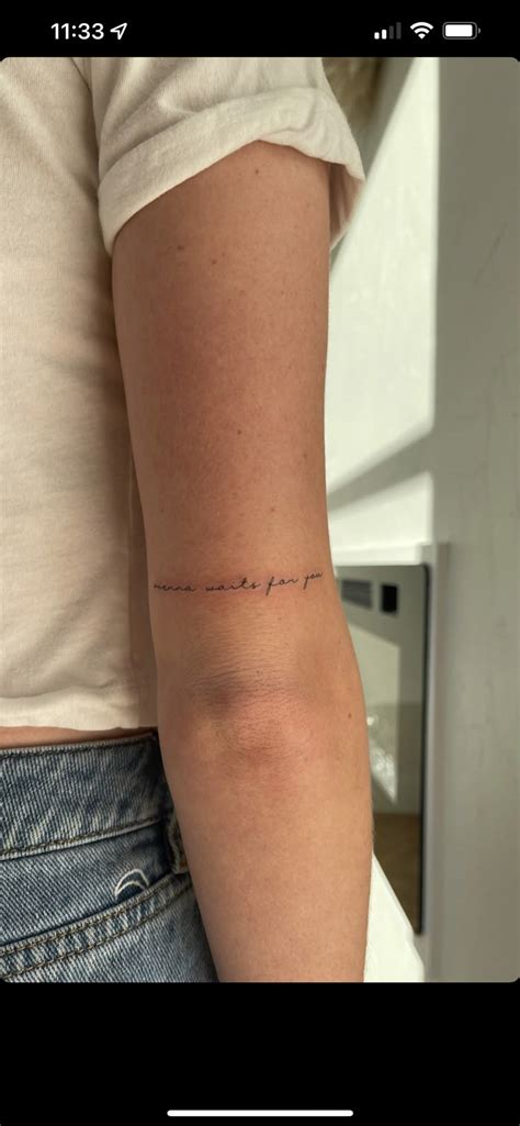 Tiny Tat Cursive Tattoos Discreet Tattoos Small Girly Tattoos