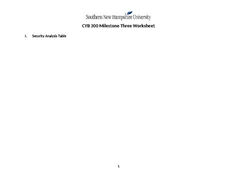 Cyb 300 Module 7 Final Project Walter Lawrence Southern New Hampshire
