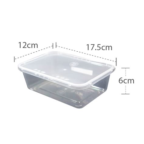 750 Rectangular Container With Lid 750ml 50set 250set 750 Rectangular Container With Lid 750ml 50set 250set
