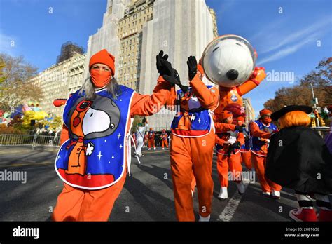 Astronaut Snoopy” Balloon At The 95th Annual Macys Thanksgiving Day