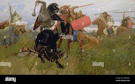 Viktor Vasnetsov Battle Between The Scythians And The Slavs 1881