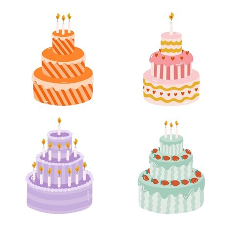 Premium Vector Birthday Set 2