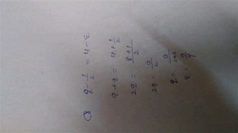 Solve The Following By The Transposition Method And Check Your Answers Y 8 3 Iii