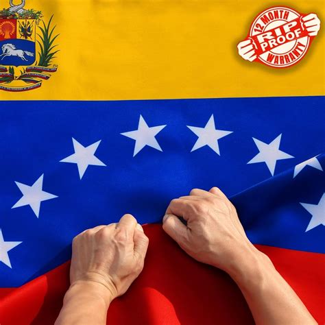 Anley Rip Proof Double Sided 3 Ply Venezuela 8 Stars Flag 3x5 Foot Other