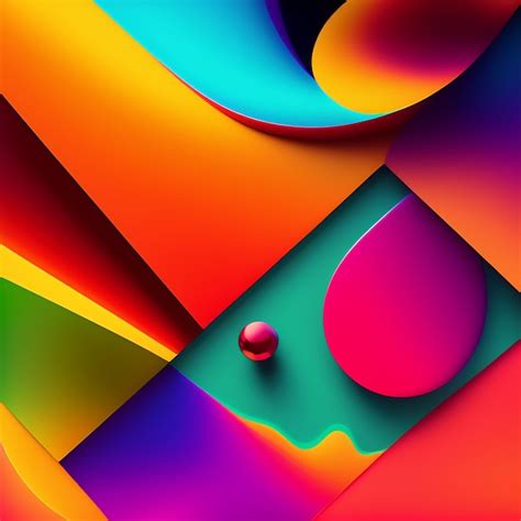 Premium Ai Image Abstract Geometry
