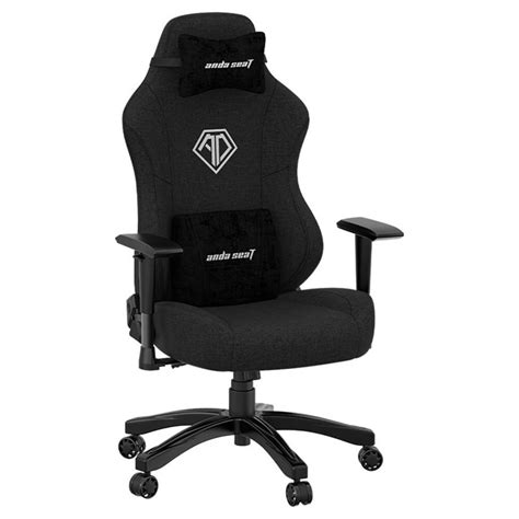 Andaseat Phantom 3 Carbon Black Linen Fabric Premium Office Gaming