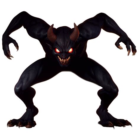 Download Creepy Devil Shadow Png Qac39