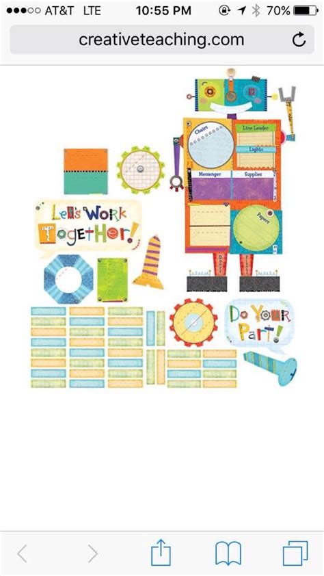 Pin By Aixa Medina On Classroom Decor Robot Theme Preschool Boards Robot Classroom