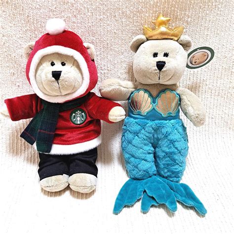 スターバックスstarbucks ベアリスタぬいぐるみ サンタ 人魚 メルカリ