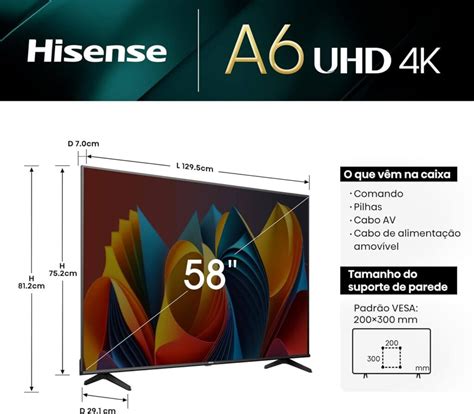 Smart Tv Hisense é Boa Veja Análise E Preços Da Tv A6k Guia Produto