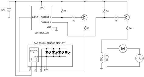 Csm Capacitive Touch Sensor Displays Vcc Mouser