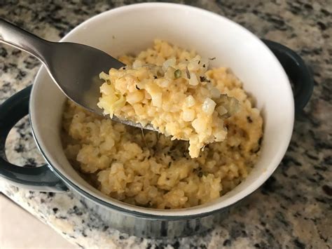 The Pastry Chefs Baking Low Carb Cauliflower Risotto