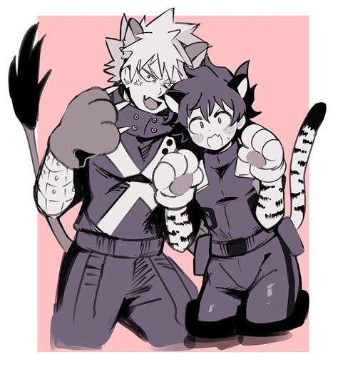 Midoriya Izuku And Bakugou Katsuki Boku No Hero Academia Drawn By
