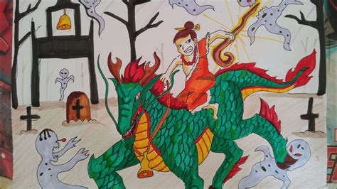 สอนวาดสุดสาคร กับ ม้านิลมังกร Youtube