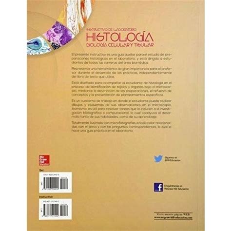 Instructivo Labo Histoligia Biologia Celular Y Tisular 9786071511492