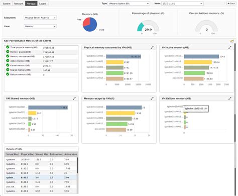 Physical Server Analysis Memory