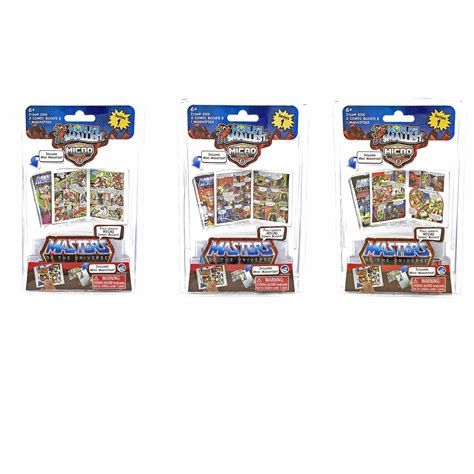 Worlds Smallest Masters Of The Universe Micro Comics Set Bundle