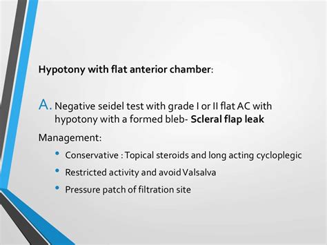 Trabeculectomy Trabeculotomy Goniotomy And Their Complications