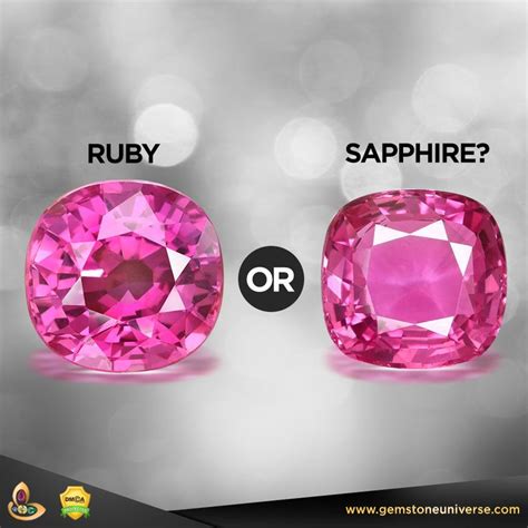Ruby Or Sapphire Note This Just A Difference Of Two Tonal Shades