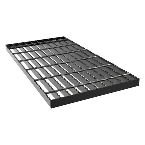 Serrated 36 In X 4 Ft Nominal Size Wxl Carbon Steel Rectangle Bar