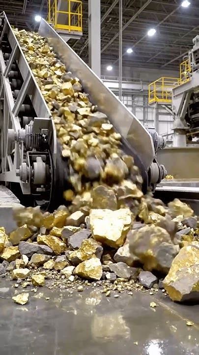 Raw Gold Extraction From Stones To Gold Bricks Production ⚱️😱 Youtube
