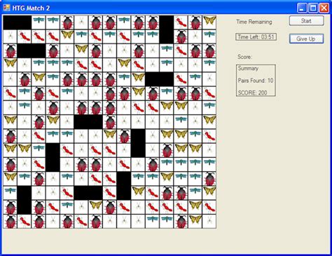 Creating A Tile Matching Game In Vb Net Codeguru