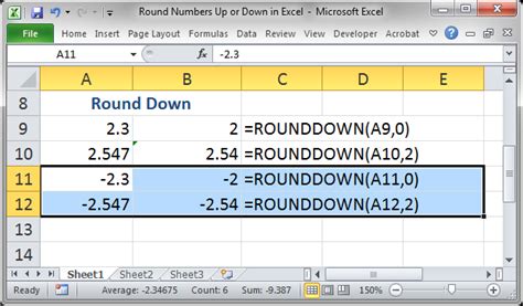 Round Numbers Up Or Down In Excel TeachExcel Com