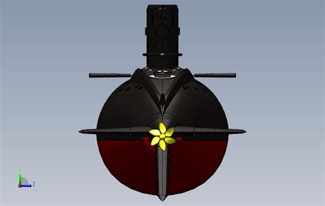 基洛级潜艇3D模型 SOLIDWORKS 2012 模型图纸下载 懒石网