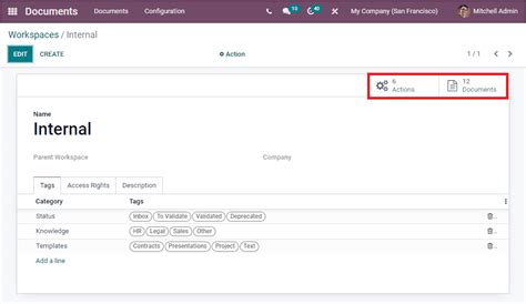 Document Workspace In Odoo 15 Odoo V15 Enterprise Book