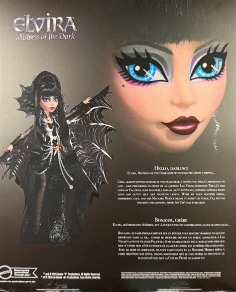 Monster High Skullector Elvira Mistress Of The Dark Doll 2025