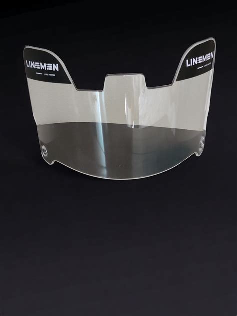 Clear Visor Linemen Lives Matter
