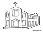 Church Coloring Pages