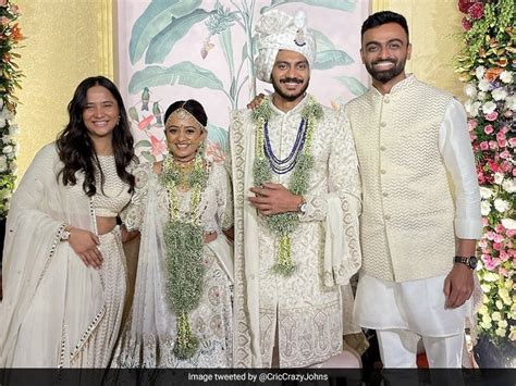 Indian Cricketer Axar Patel Married To Meha Patel In Vadodara See Pics