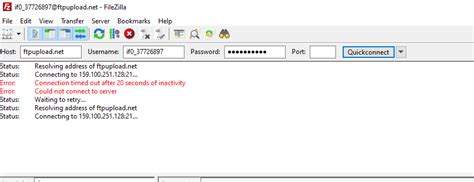 Filezilla Cannot Connect Even With The Right Credentials Hosting Support Infinityfree Forum