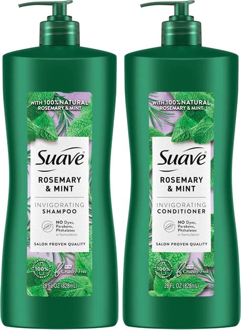 Suave Shampoo And Conditioner Set Wrosemary And Mint