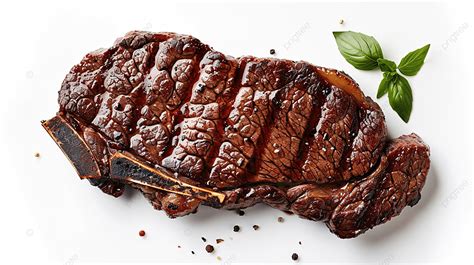 고립된 요리된 립아이 쇠고기 스테이크의 상위 뷰 스테이크 쇠고기 갈비뼈 배경 일러스트 및 사진 무료 다운로드 Pngtree