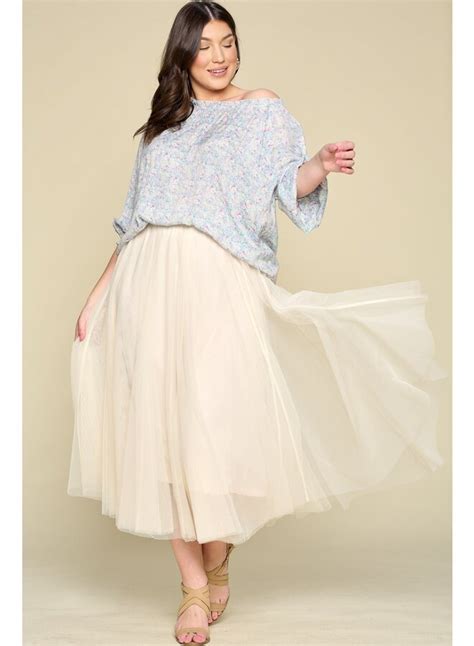Layered Tulle Midi Skirt Kirbys Kloset