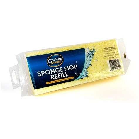 Geelong Brush Sponge Squeeze Mop Refill The Reject Shop