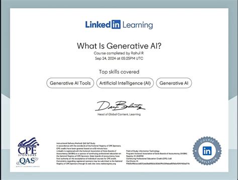 Rahul R On Linkedin Linkedinlearning Generativeai